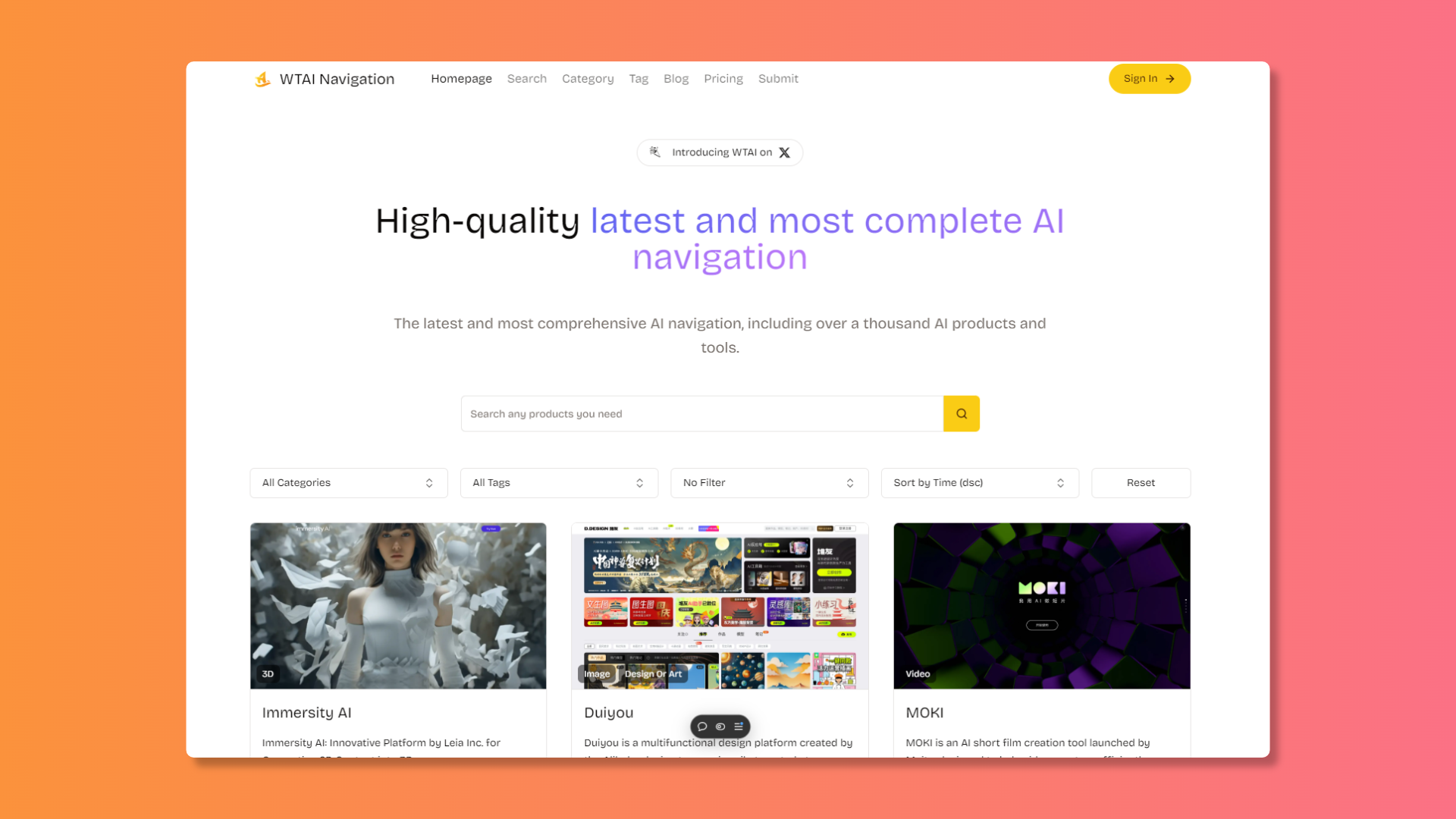 Home - WTAI Navigation